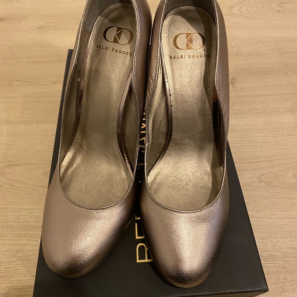 Kelsi Dagger | Shoes | Bronze Colored High Heel New | Poshmark